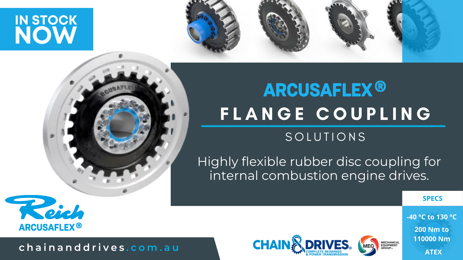 The Reich ARCUSAFLEX® Coupling - Chain and Drives - WA & NSW | Chain ...