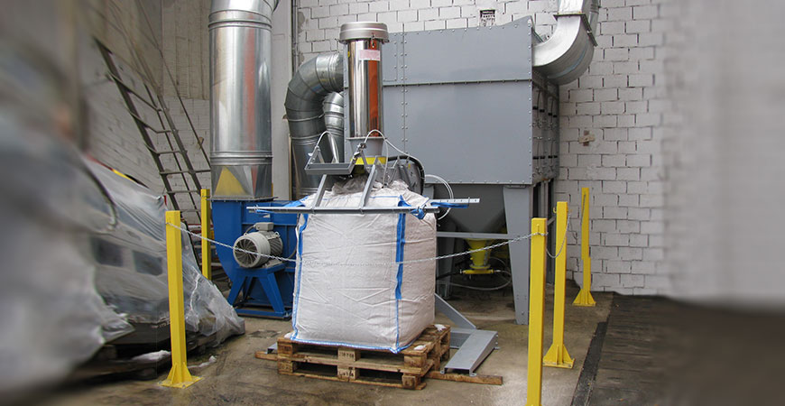 FIBC Filling System - EASYFILL - Dust Collection - Inquip | Inquip ...