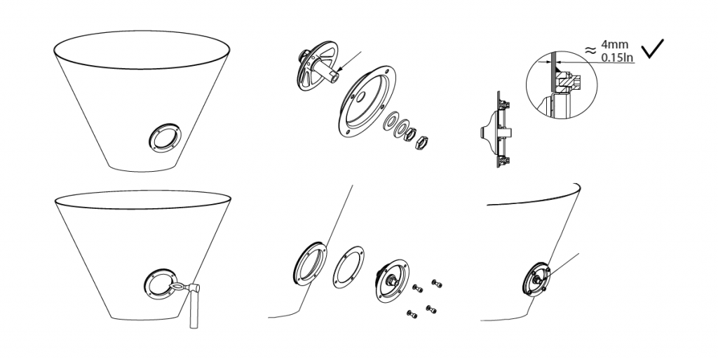 VBS External Circular Mounting Kit CPKIT | Inquip - Specialists in Bulk ...